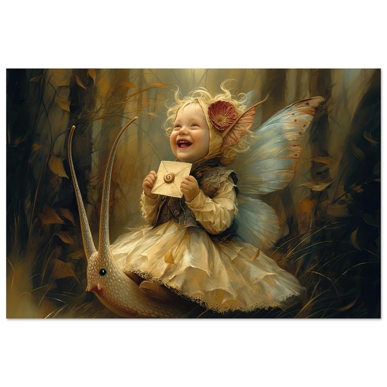 Fairy Mail Delivery Poster – Premium Matte Paper Wall Art - Etsy