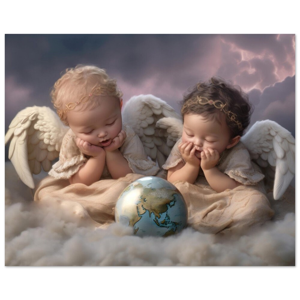 Watching Over Earth Premium Matte Paper Poster Wall Art by Marina Blue ...