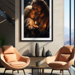 Jesus is the Light, Christ Portrait, Printable Art Download,, Digital ...