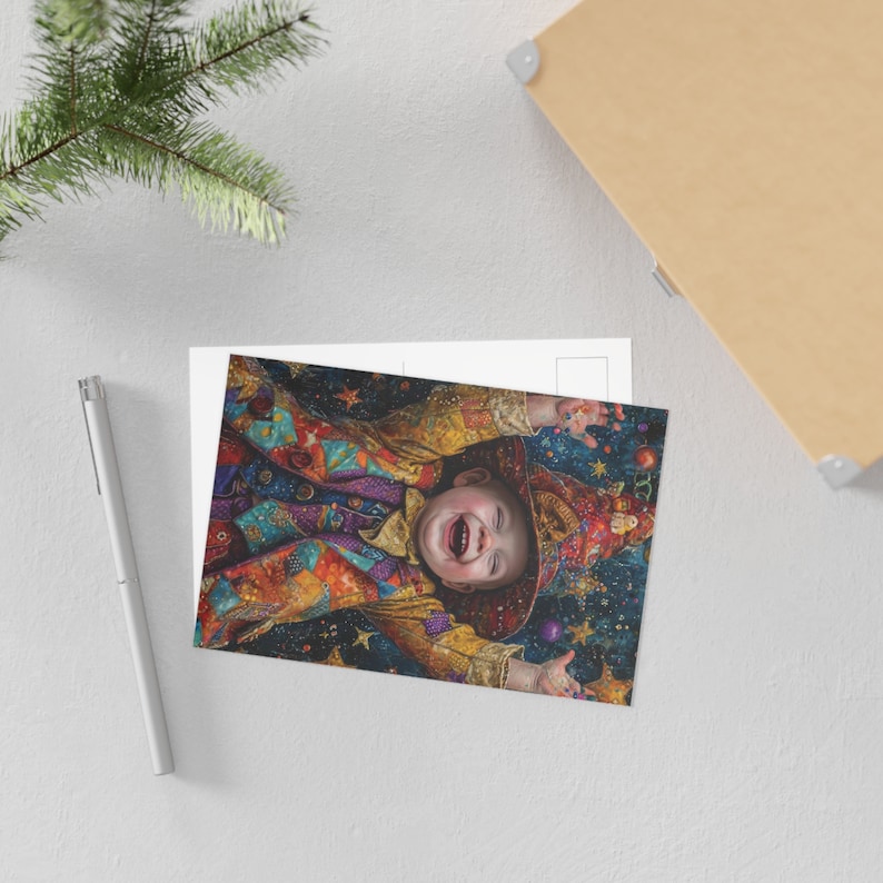 Magician - Fine Art Postcards - Art by Marina Blue Studio -1 Single ...