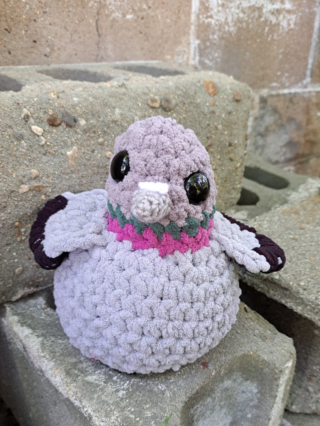 Pigeon Dove Amigurumi Crochet Cute Bird Plush Toy - Etsy