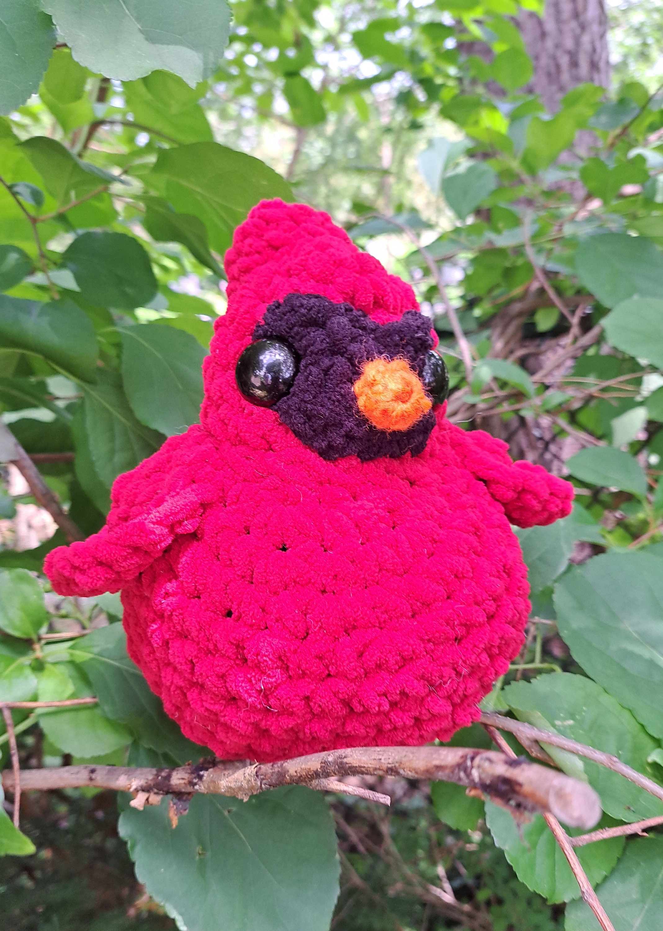 Red Cardinal Crochet Plush - Etsy