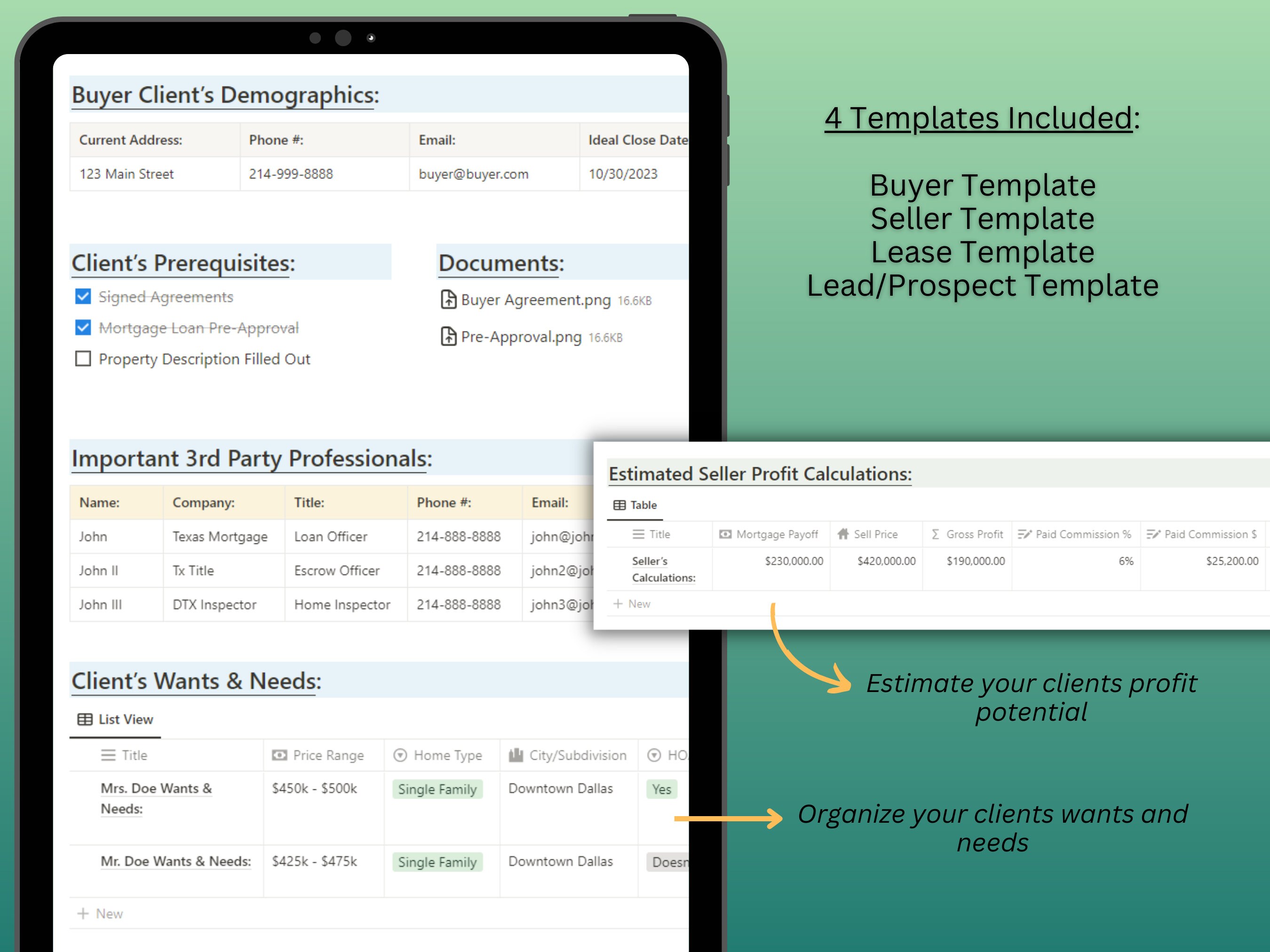 Real Estate Agent CRM Notion Template Digital CRM, Real Estate Planner ... Real Estate Agent CRM Notion Template Digital CRM, Real Estate Planner ...