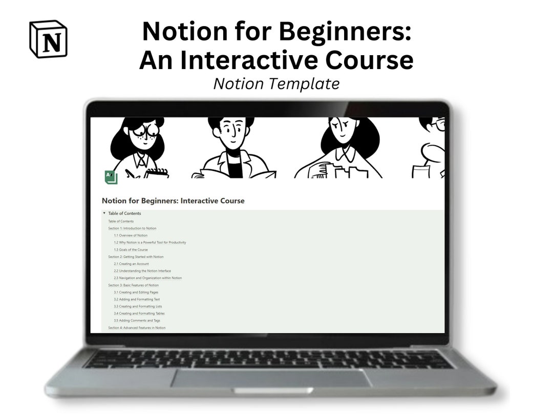 Notion for Beginners: an Interactive Course 7 Sections With Progress ...