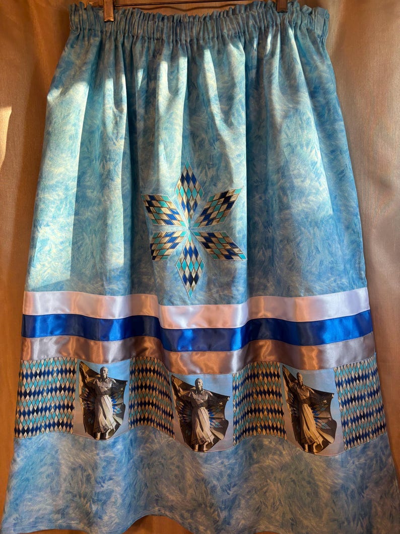 Native American Ribbon Skirt “she’s Dignity” - Etsy