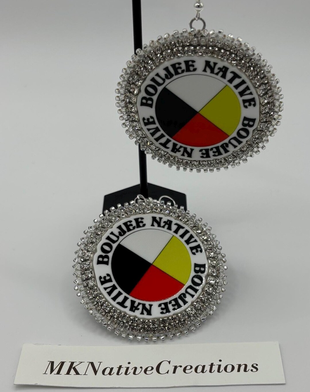 Native American Beaded Earrings. Boujee Native Bling - Etsy