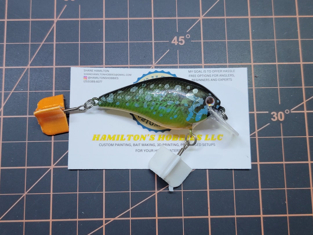 Custom Painted Metalic Sunfish Pattern Square Bill - Etsy