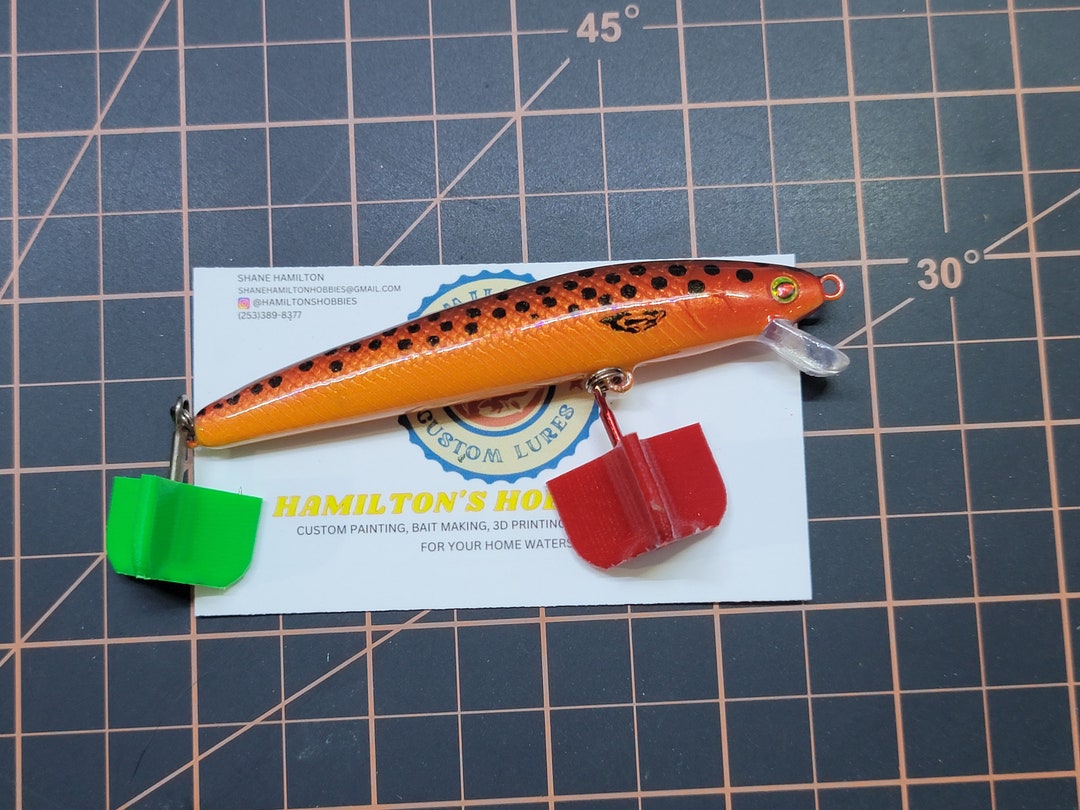 Custom Painted Sunrise Trout Jerk Bait - Etsy