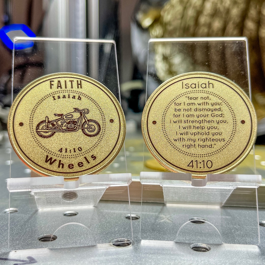 Faith Wheels Prayer Coin - Etsy