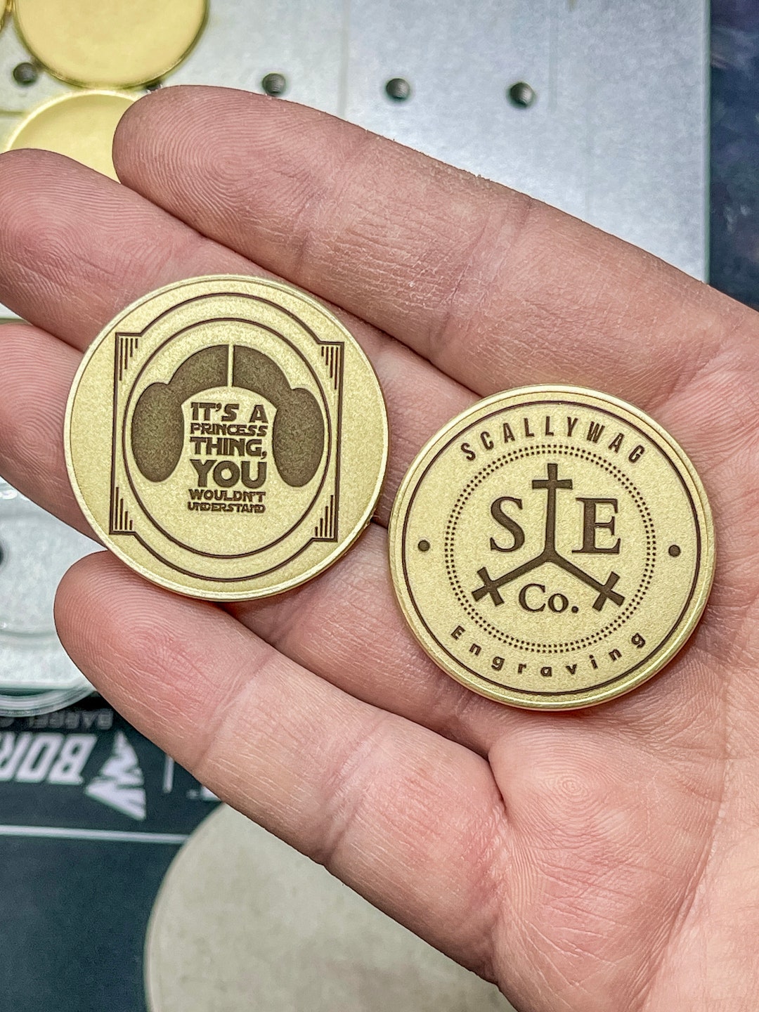 Princess Leia Coin (it’s a Princess Thing) - Etsy