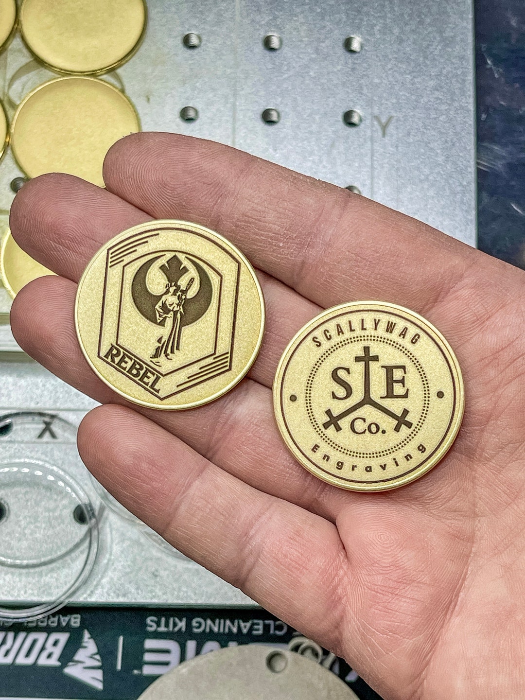 Princess Leia Coin rebel - Etsy