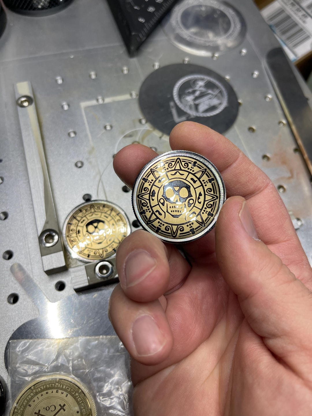 Titanium Pirates of the Caribbean Aztec Coin. - Etsy
