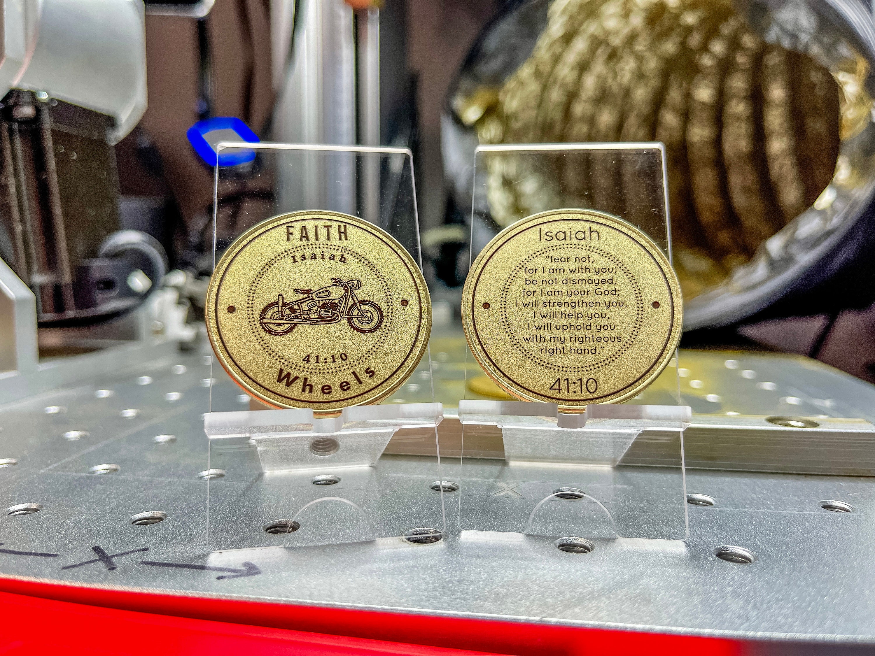 Faith Wheels Prayer Coin - Etsy