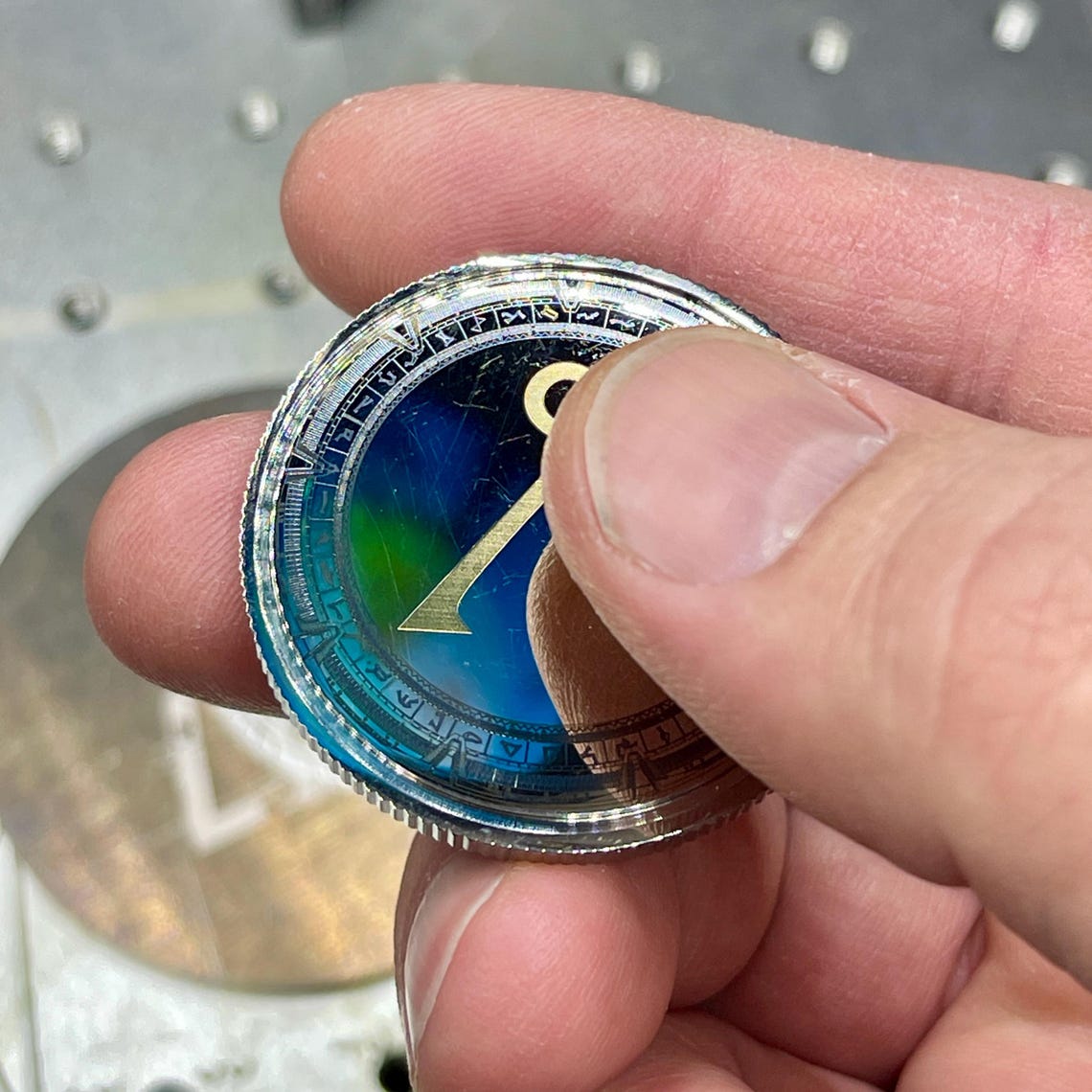 Titanium Stargate Iris Coin - Etsy