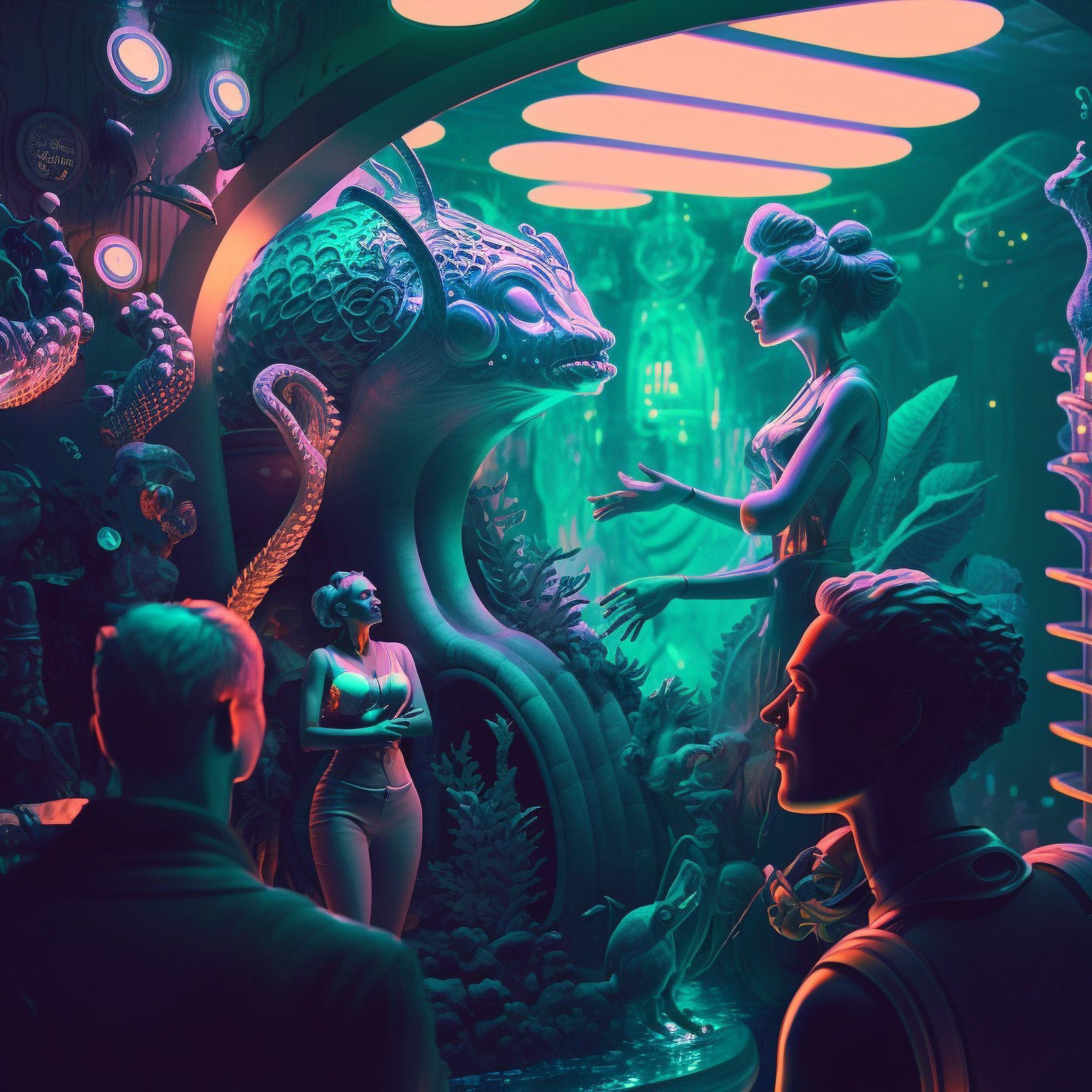 Jean Sable Digital Art 12x12 Canvas Print - Etsy