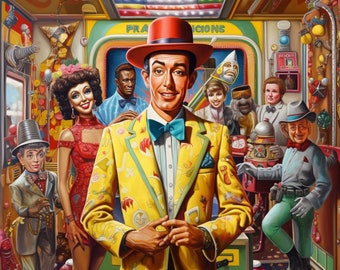 Jean Sable Digital Art 20x20 Canvas Print - Etsy