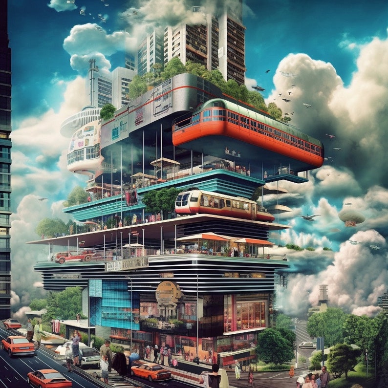 Jean Sable Digital Art 8X8 Canvas Print - Etsy