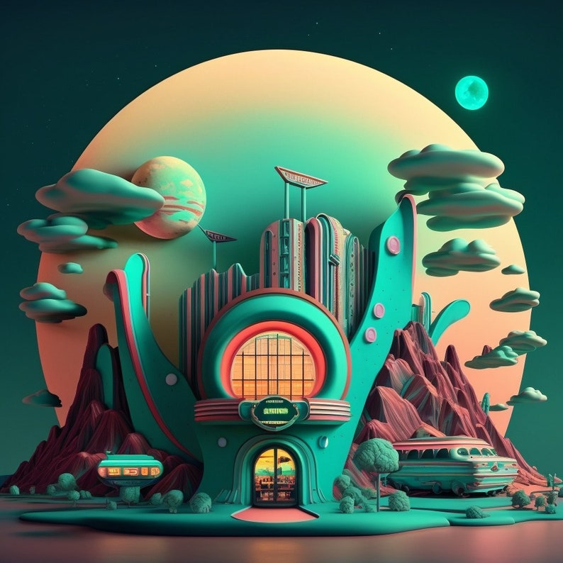 Jean Sable Digital Art 8X8 Canvas Print - Etsy