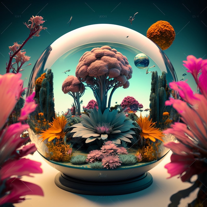 Jean Sable Digital Art 16x16 Canvas Print - Etsy