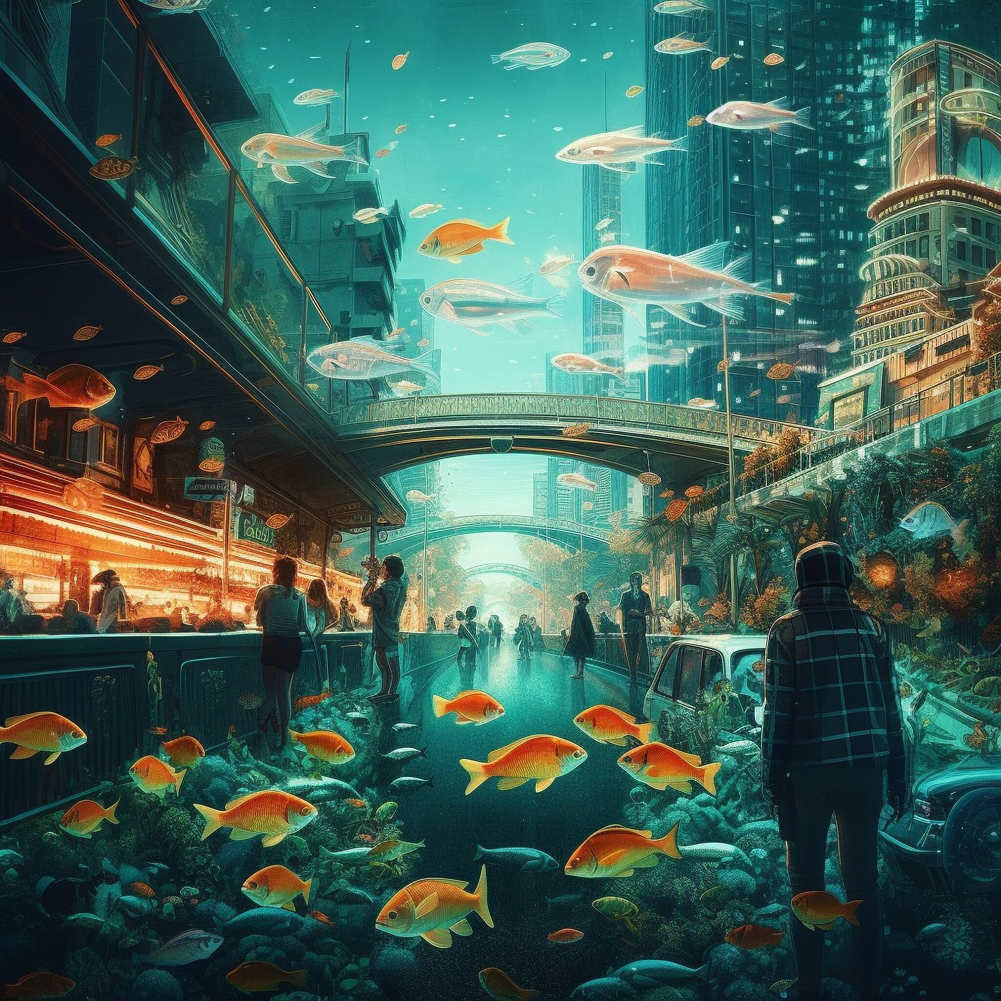 Jean Sable Digital Art 24x24 Canvas Print - Etsy