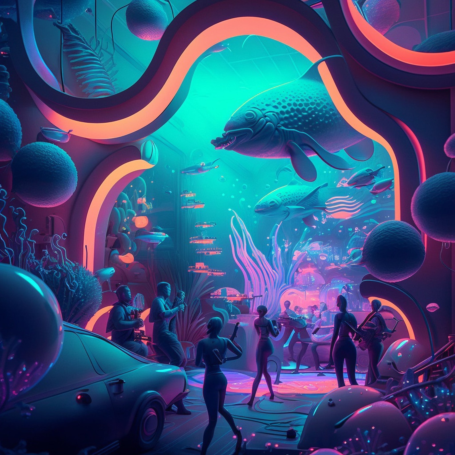 Jean Sable Digital Art 24x24 Canvas Print - Etsy