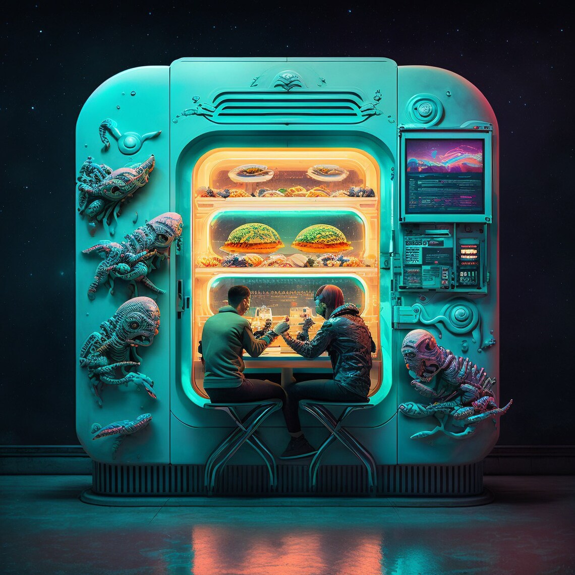 Jean Sable Digital Art 12x12 Canvas Print - Etsy