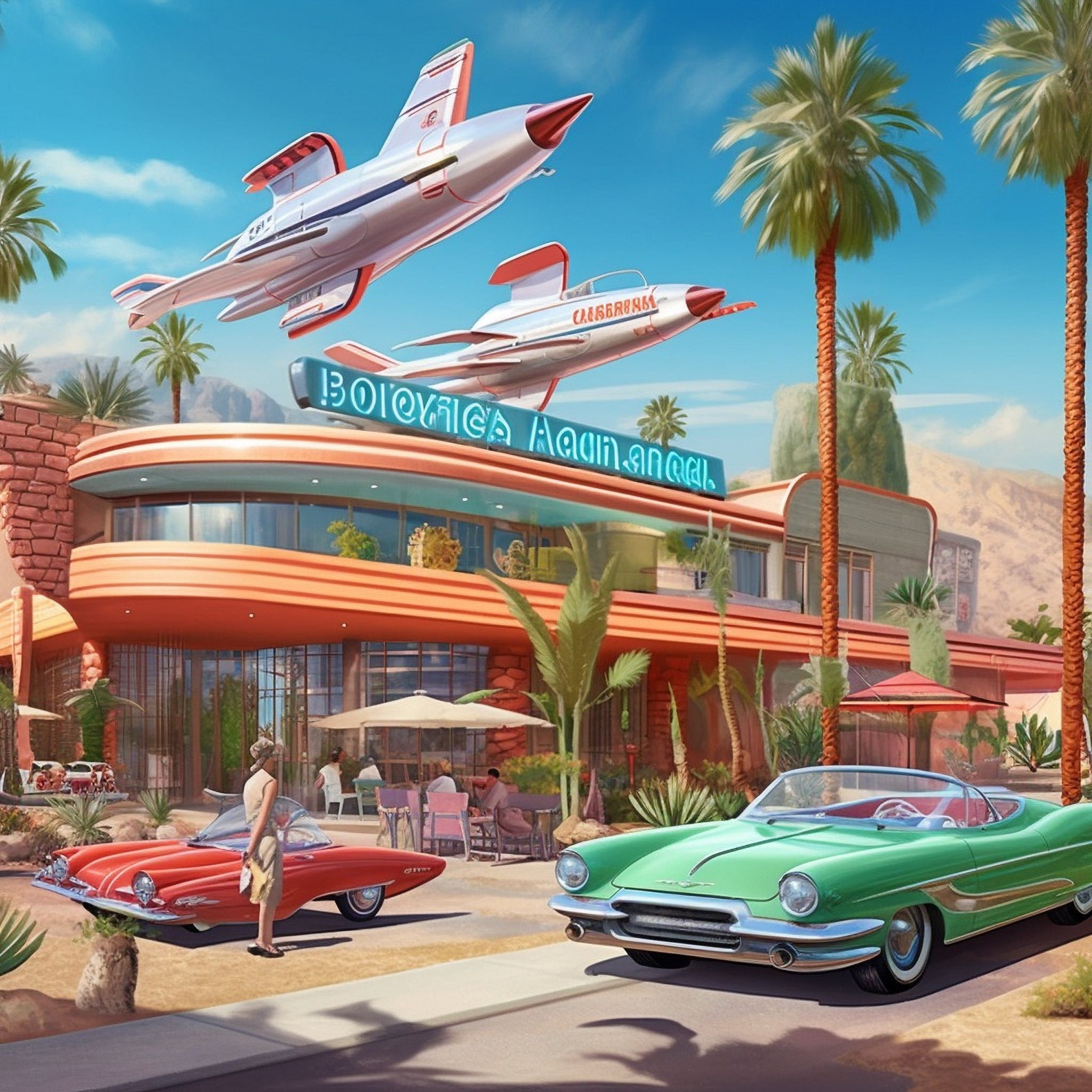 Jean Sable Digital Art 8X8 Canvas Print - Etsy