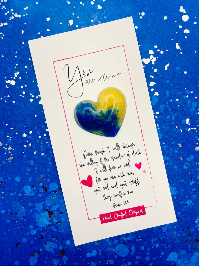 Pocket Hearts With Bible Verses - Etsy