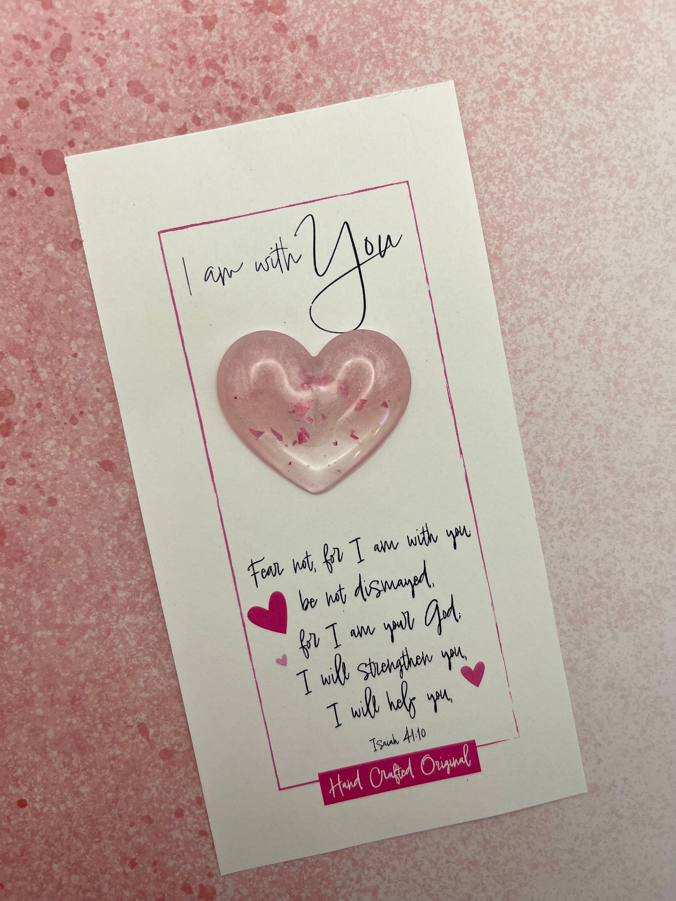 Pocket Hearts With Bible Verses - Etsy