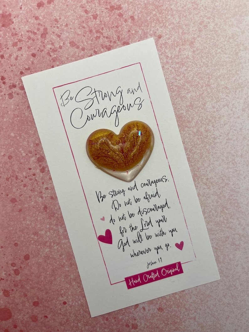 Pocket Hearts With Bible Verses - Etsy