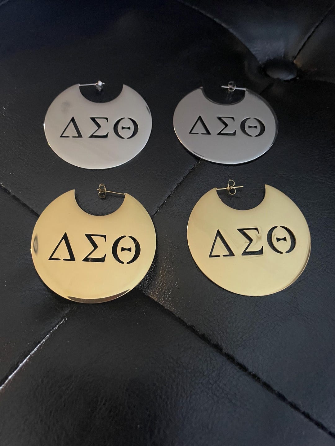 Delta Sigma Theta Earrings - Etsy