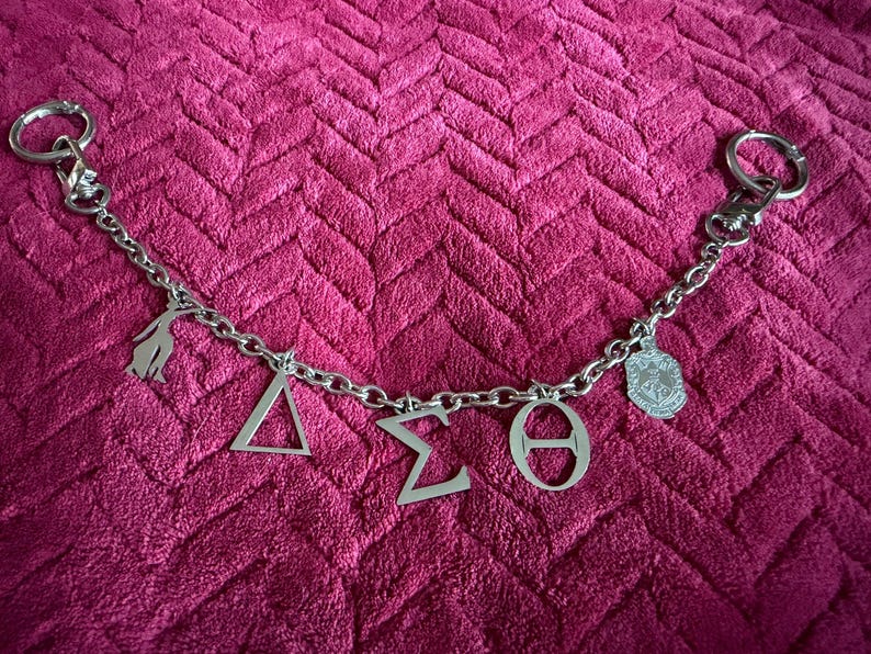 Delta Sigma Theta Purse Chain Charms - Etsy