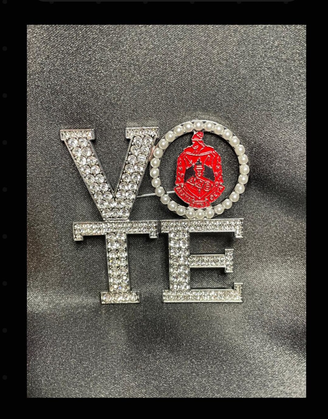 Delta Sigma Theta Vote Brooch - Etsy