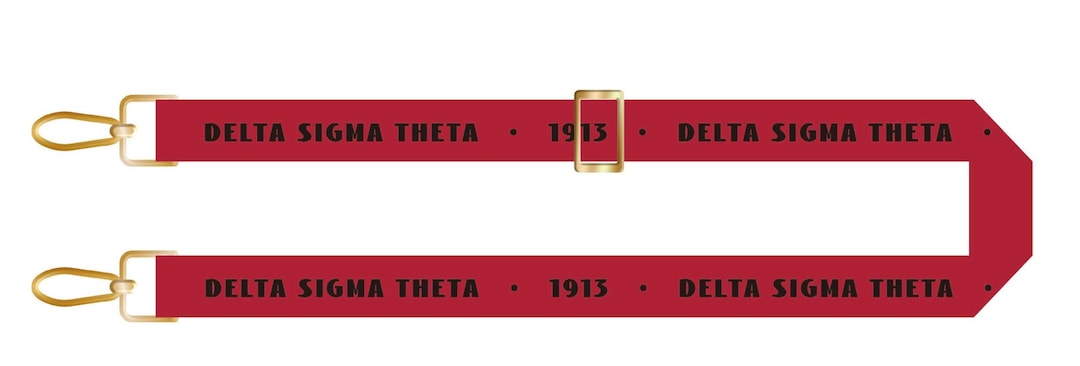 Delta Sigma Theta Purse Strap - Etsy
