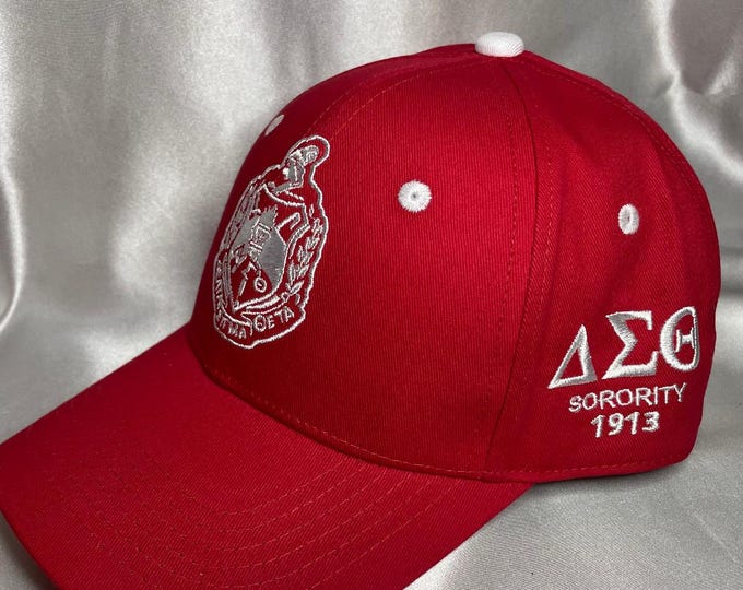 Delta Sigma Theta Baseball Cap- Embroidered - Etsy