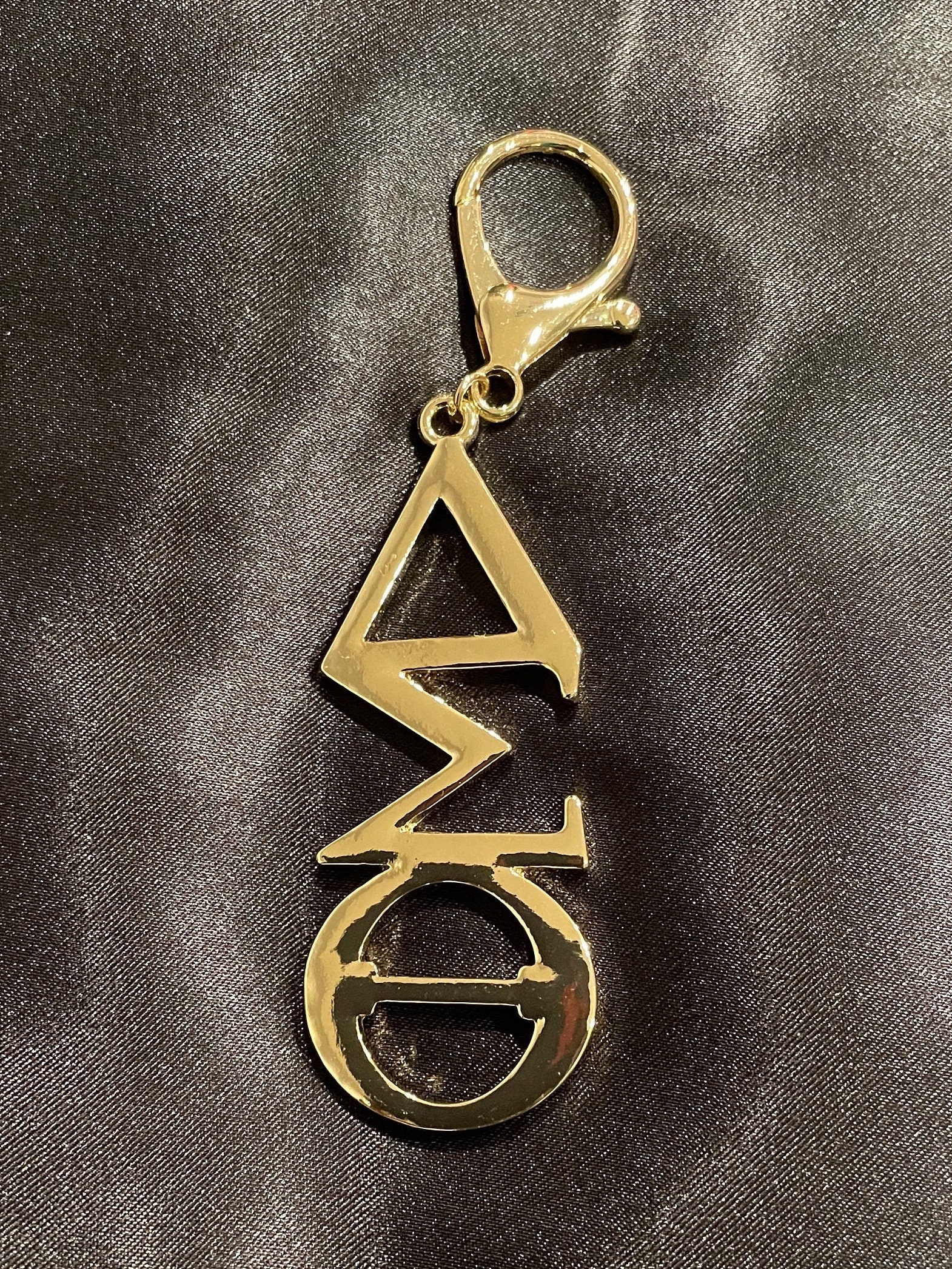 Delta Sigma Theta Symbols Purse Charm Gold Plated Metal Alloy - Etsy