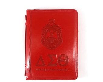 Genuine Leather Delta Sigma Theta Sorority Ritual Cover - Etsy