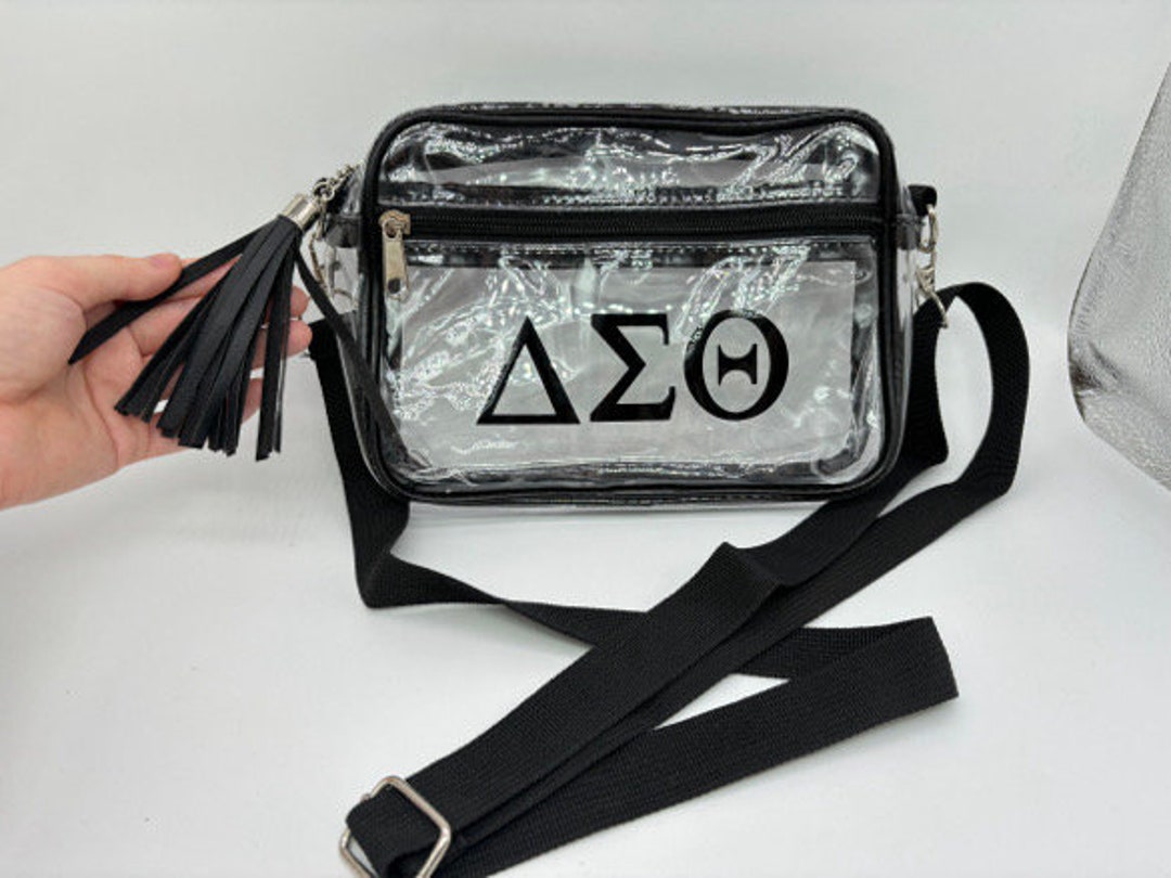 Delta Sigma Theta Clear Crossbody Purse - Etsy