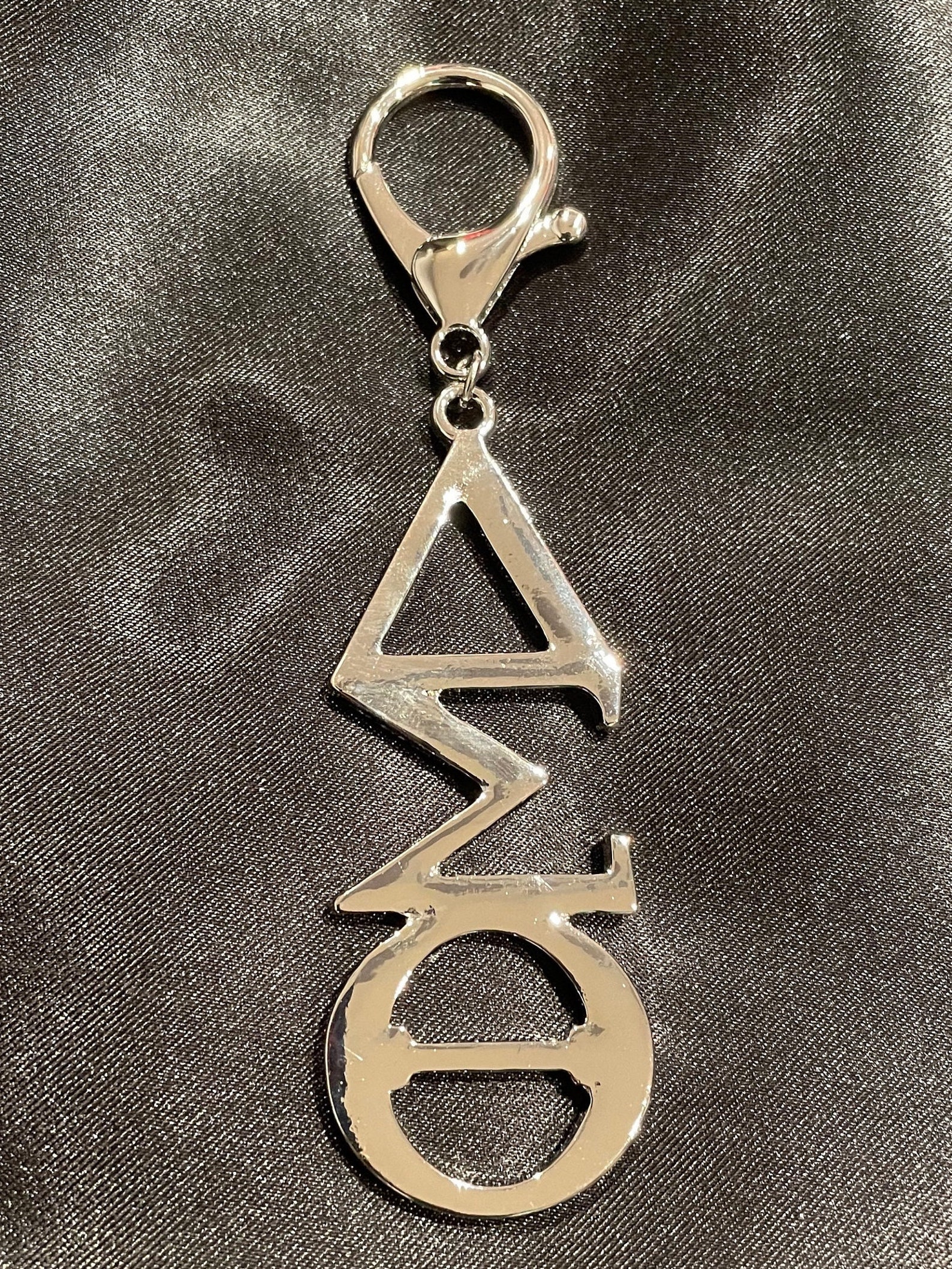Delta Sigma Theta Symbols Purse Charm Silver Plated Metal Alloy - Etsy