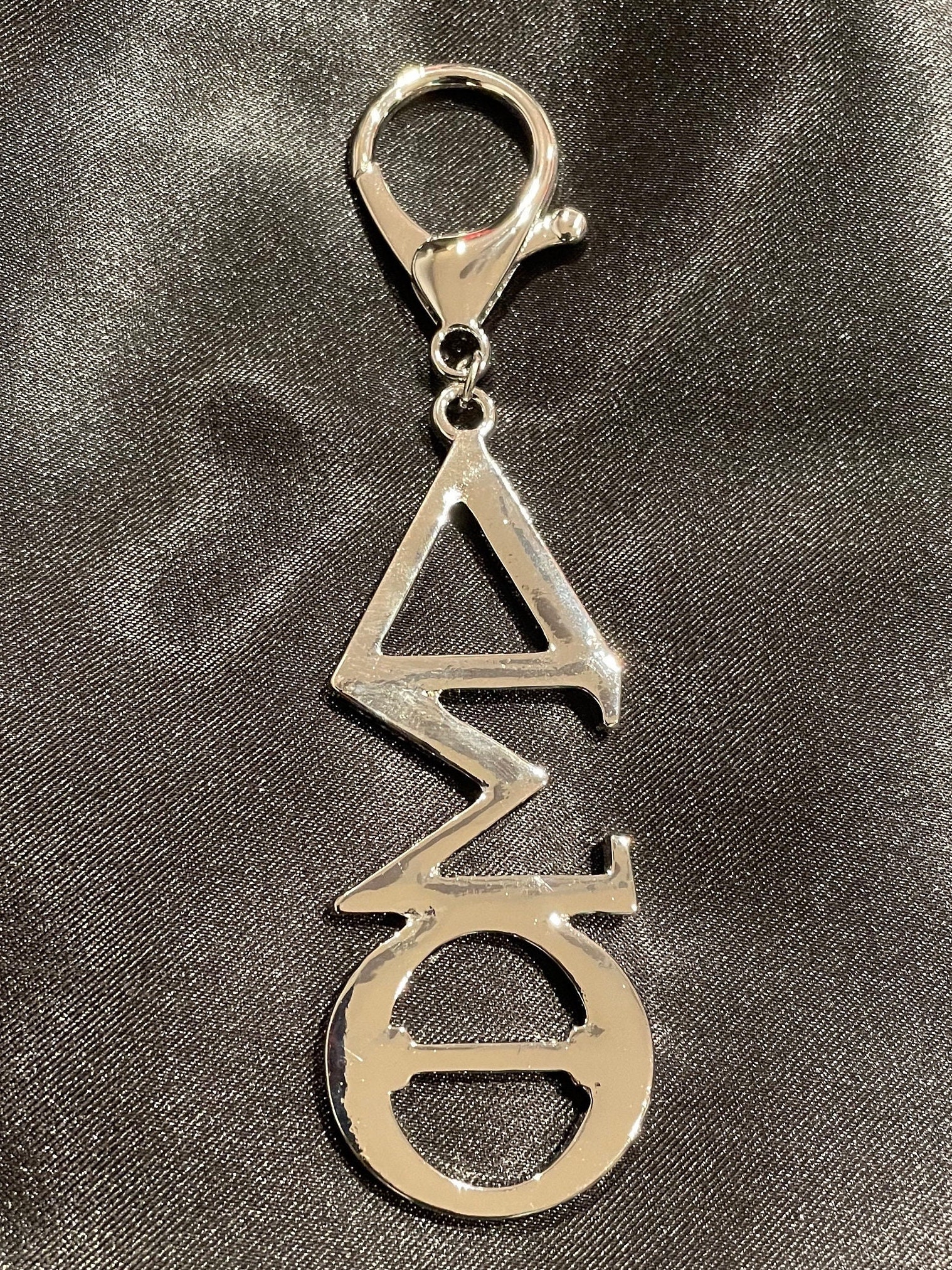 Delta Sigma Theta Symbols Purse Charm Silver Plated Metal Alloy - Etsy