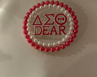 Delta Dear Pin, Delta Sigma Theta Brooch, DST - Etsy