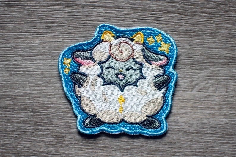 Palworld Fan-made Lamball Embroidery Patches Fan-made - Etsy