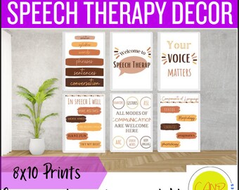 Fall Speech Therapy Poster Bundle Fall Speech Therapy Decor - Etsy