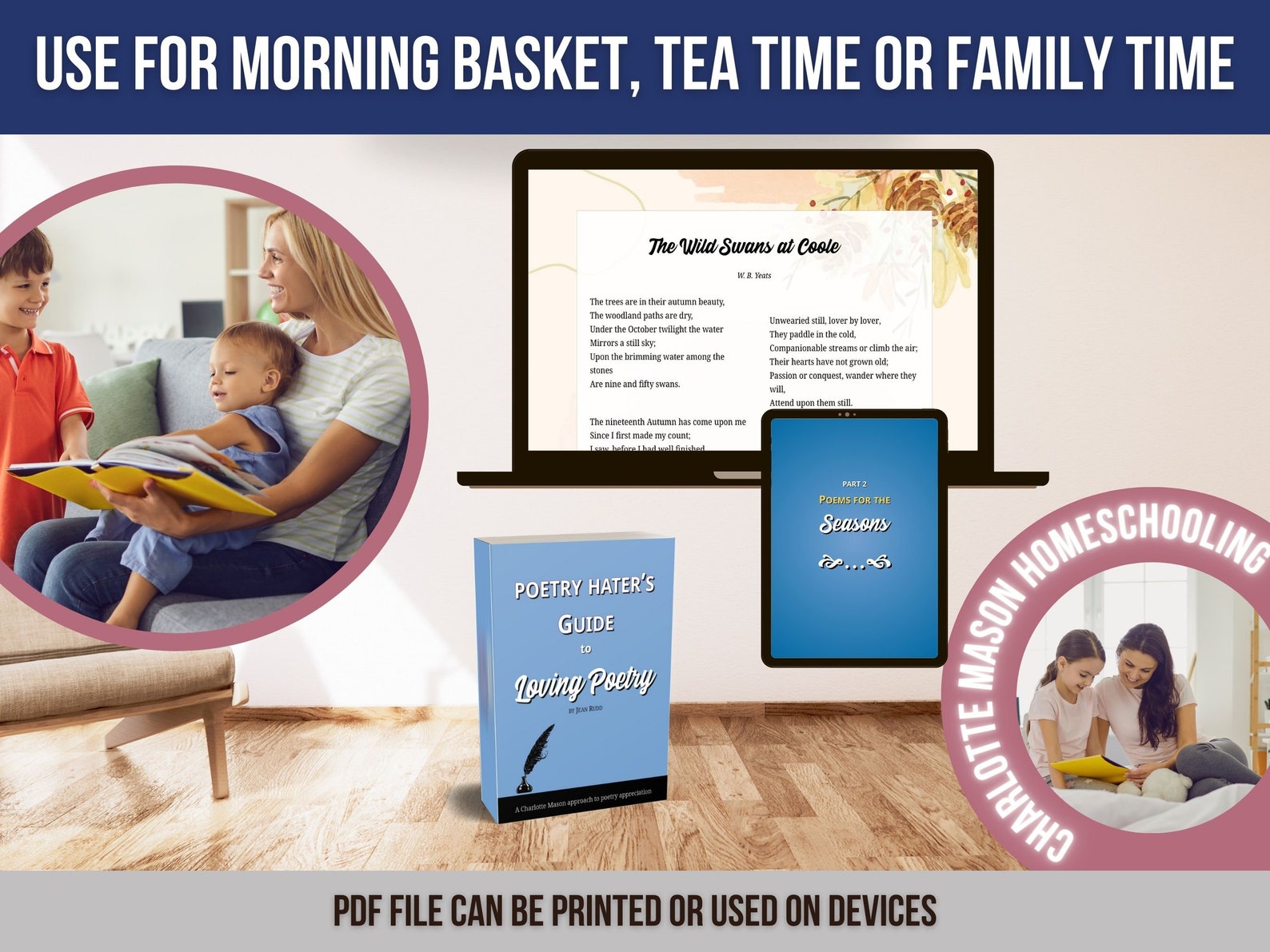 Printable Poetry Digital Download for Charlotte Mason Homeschool ...