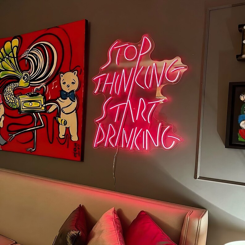 Custom Led Neon Light Name Sign Art Bedroom Above Bed Wall - Etsy