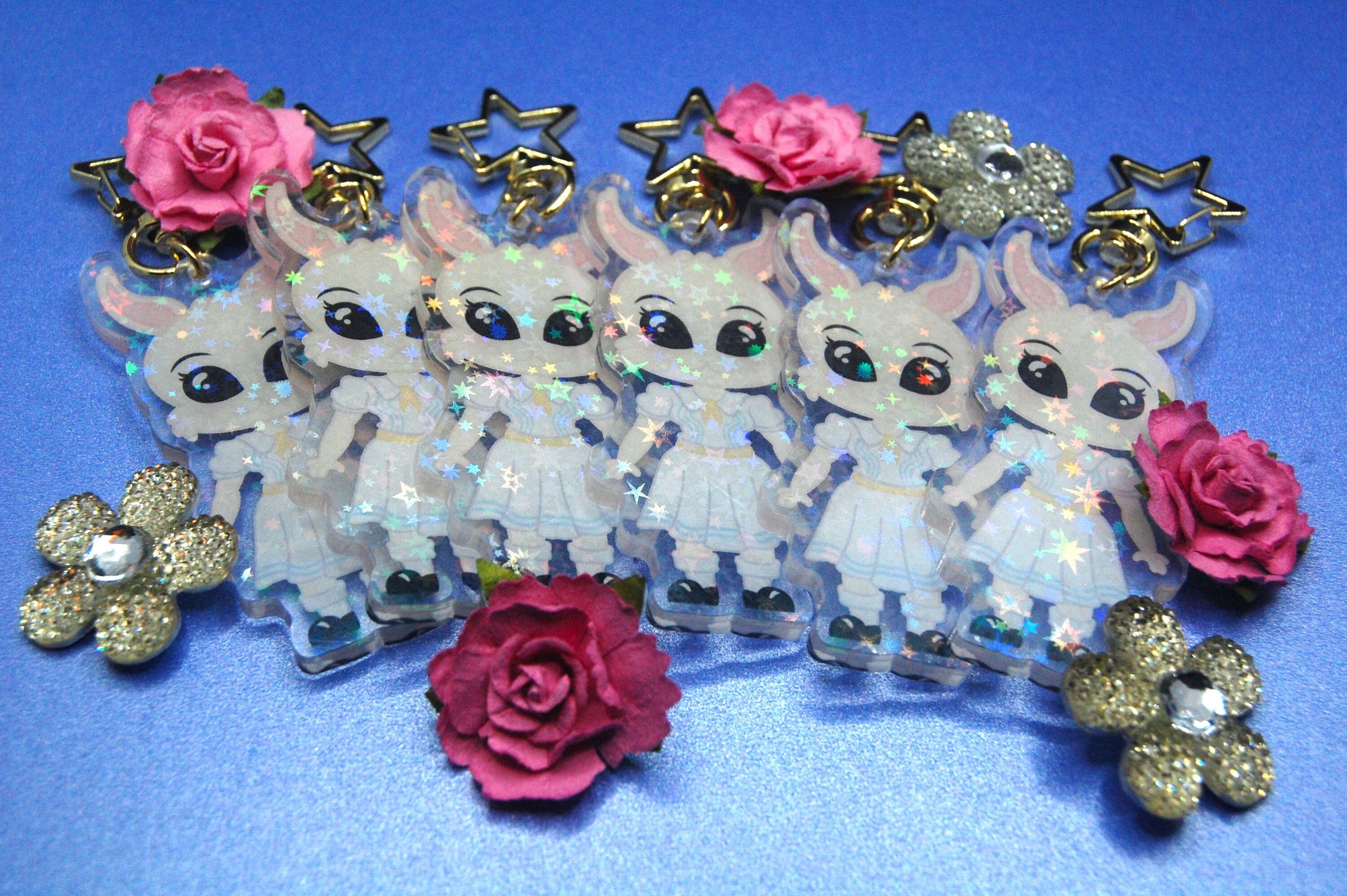 Cute Anime Beastars Chibi Keychain-haru Bunny - Etsy