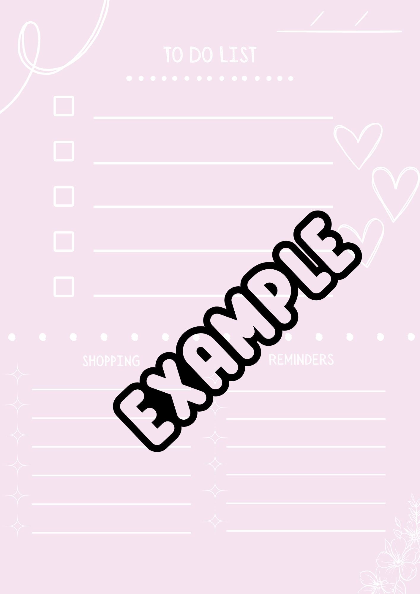 Simple to Do List | Aesthetic to Do List | Daily to Do List | Printable ...