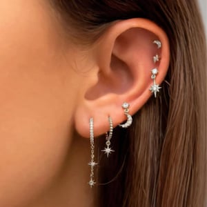 Sterling Silver Earrings - Etsy