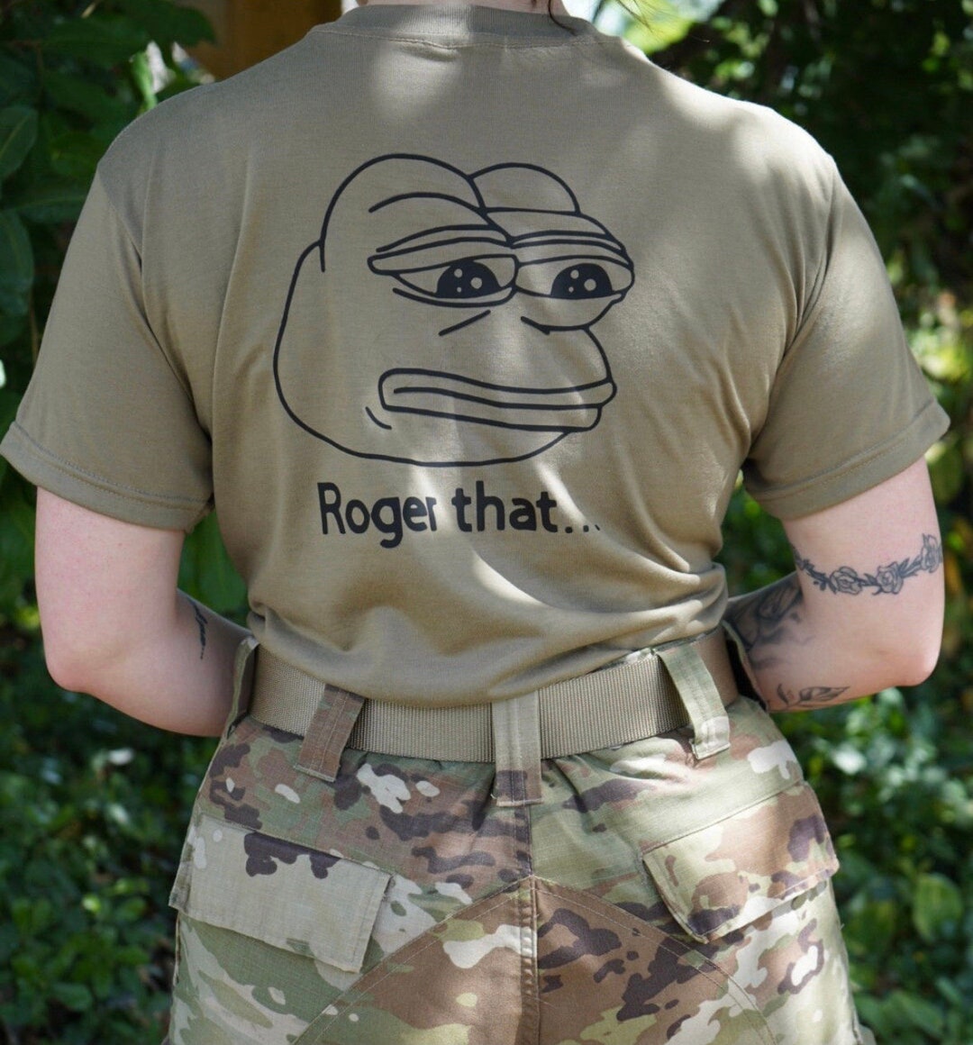 Pepe Roger That Military Shirt - Etsy