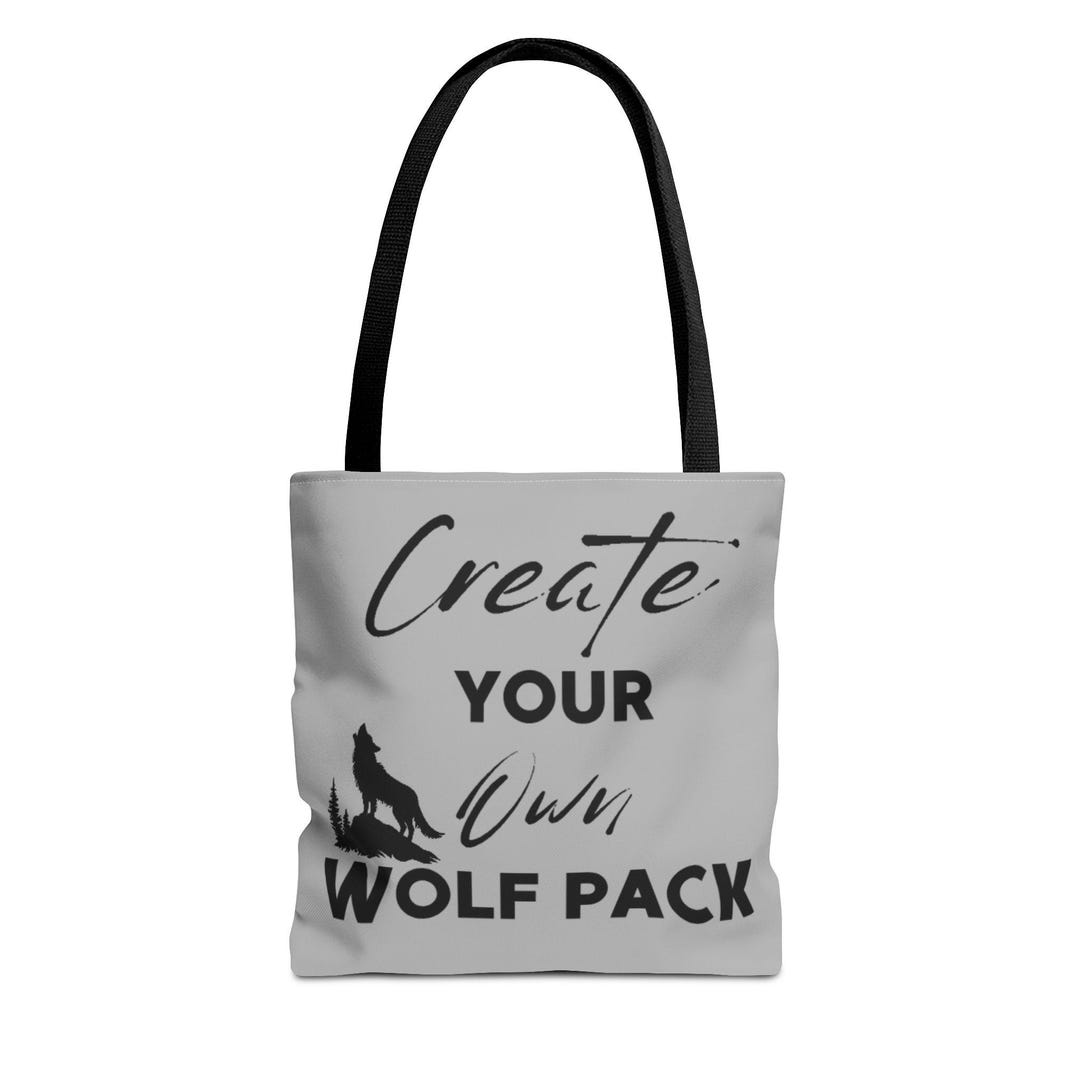 Wolf Pack Tote Bag: Nature Symbolism, Community Empowerment - Etsy